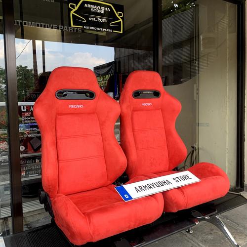 Jual Jok racing Recaro SR3 merah Suede import high quality - Kota ...