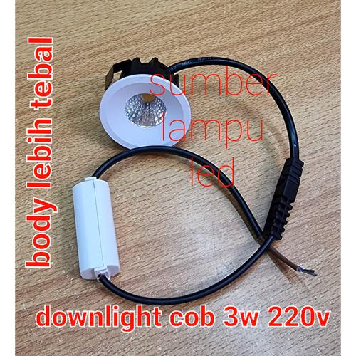 Jual downlight lemari partisi led 3w 3 watt - spotlight ceiling mini ...