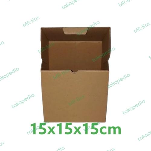 Jual Kardus ukuran 15x15x15 cm... box karton model pizza / die cut ...
