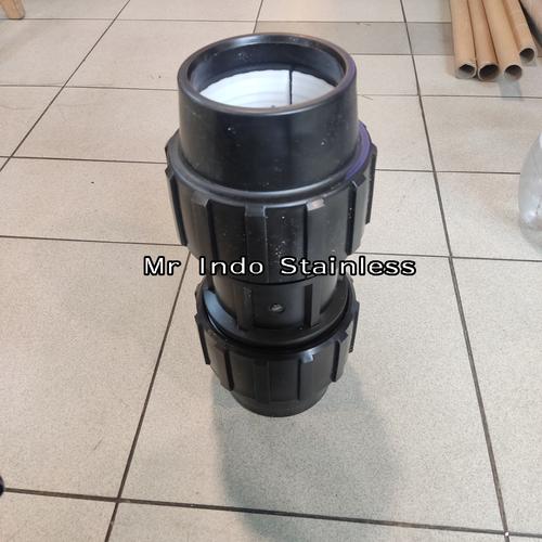 Jual Socket Pipa HDPE 4" Inch Coupler Socket/ Straight Coupler 110mm ...