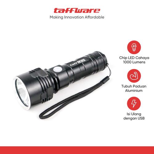 Promo TaffLED Senter LED USB Rechargeable P70 50W - XLMP70 - Jakarta ...