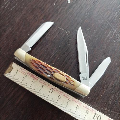 Jual Buck 737 Vintage Pocket Knives 8.2cm Bekas Emblem Modified Solid ...