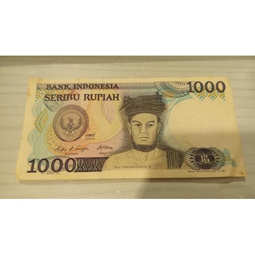 Jual Uang Kertas 1000 Raja Sisingamangaraja XII Tahun 1987 - Jakarta ...