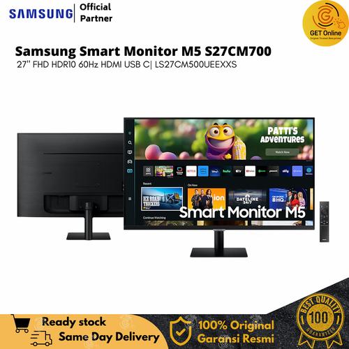 Jual Samsung Smart Monitor M5 27" S27AM500 HDR10 FHD LS27AM500NEXXD ...
