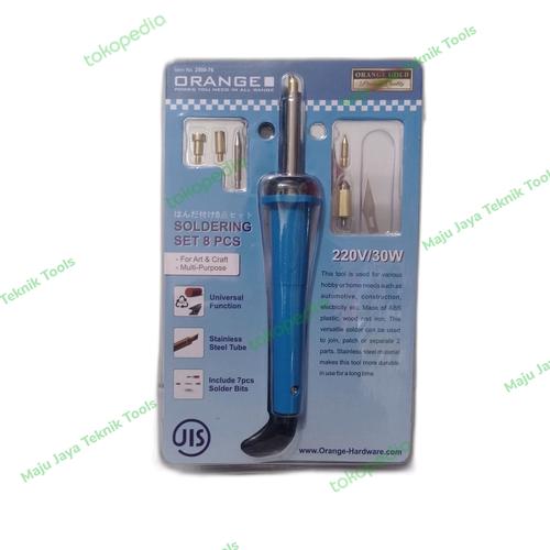 Jual ORANGE SOLDER MULTIFUNGSI 30 WATT SET 8 PCS - Jakarta Pusat - Maju ...