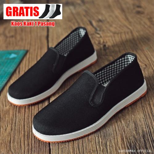 Jual Sepatu Import Pria Cowok Sneakers Casual Slip On Santai Praktis ...