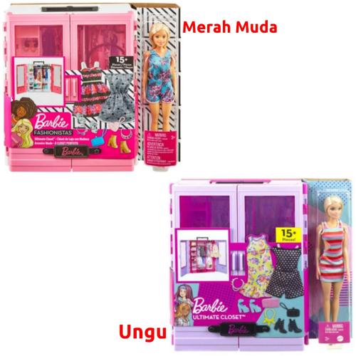 Promo Lemari Baju Gift Set Boneka Barbie Mattel Fashionistas Ultimate ...