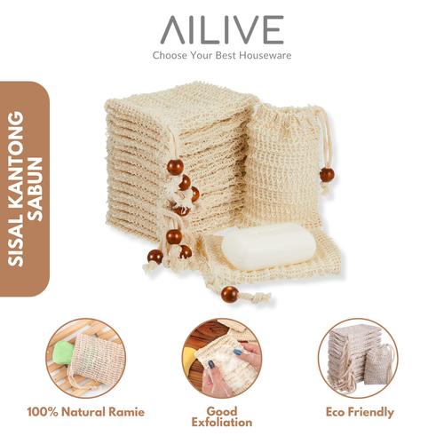 Promo Jaring Sabun Batang Sisal Soap Bag Foaming Bath Net Kantung Alami ...