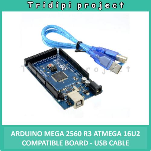 Jual ARDUINO MEGA 2560 R3 ATMEGA 16U2 COMPATIBLE BOARD - USB CABLE ...