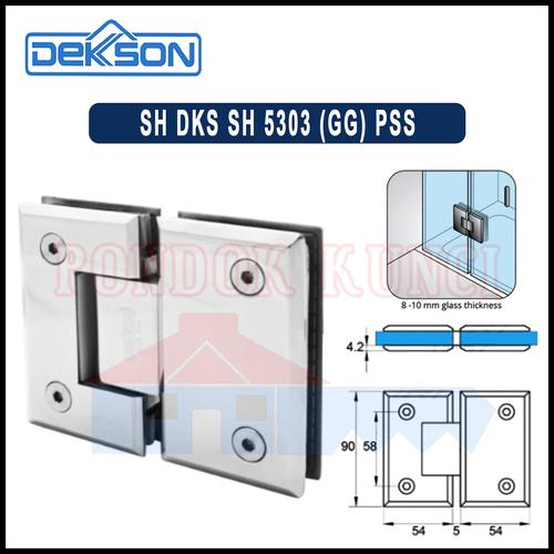 Promo Shower Hinge Dekkson SH 5303 GG Engsel Shower Dekson Kaca Ke Kaca ...