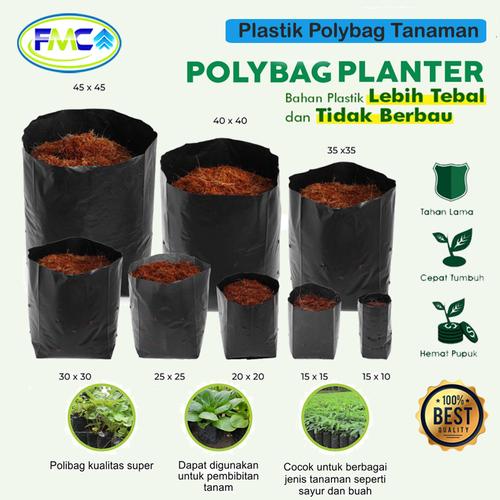 Jual Plastik Polybag Tanaman Bibit Kecil Sedang Besar Polibag Media ...