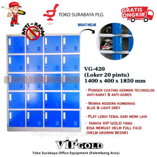 Jual Filling Cabinet VIP GOLD VG-420 Loker Besi 20 Pintu Steel Locker ...