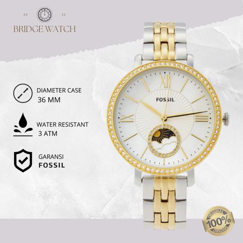 Promo Jam Tangan Wanita Fossil Jacqueline Sun Moon ES5166 Original ...