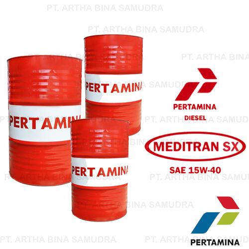 Jual OLI Pertamina Meditran SX 15W-40 CH-4/SJ Drum Isi 209 Liter ...