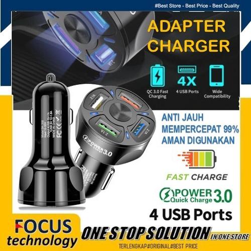 Jual Car Charger Mobil USB Type-C Quick Charging 4 Port - Kota Depok ...