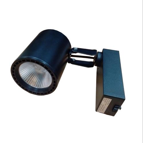 Jual LAMPU LED Rell / TRACK LIGHT Spot light hitam black adjustable ...