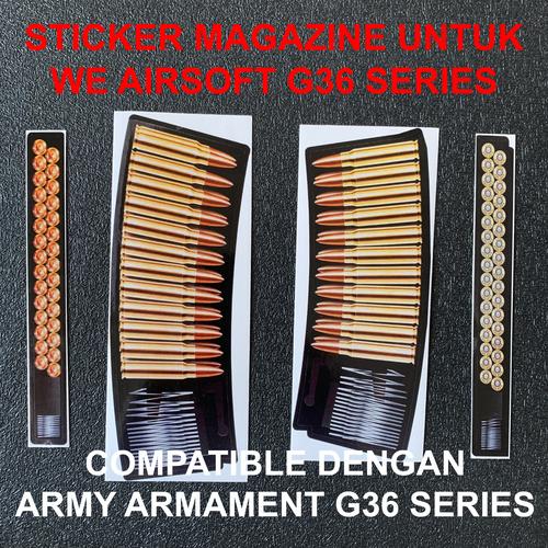 Jual GBB GBBR non AEG WE atau Army Armament G36 Series Sticker Fake ...