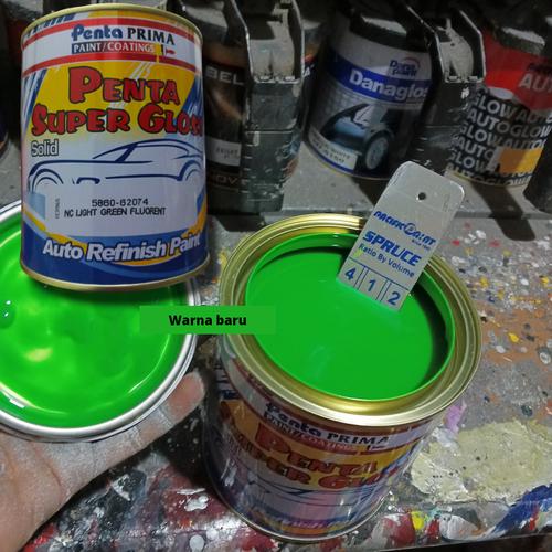 Jual Cat Stabilo Penta Gloss Fluorescent warna hijau/cat stabilo hijau ...