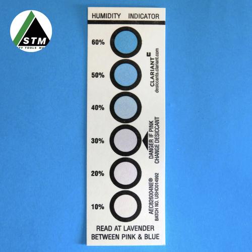 Jual Humidity Indicator Card Cobalt free 6 (six ) sports 10%-60% - Kota ...