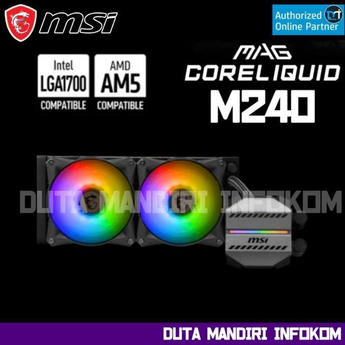 Jual MSI MAG CORELIQUID M240 M360 - AIO Liquid CPU Cooler - M240 - 240mm - Jakarta Pusat - Duta ...