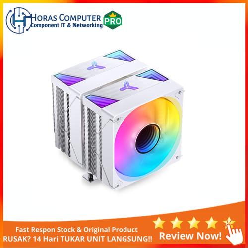 Jual CPU Cooler Jonsbo CR-3000 ARGB 7 HeatPipe Tower 5V 3 Pin LGA 1700 - Putih - Jakarta Pusat ...