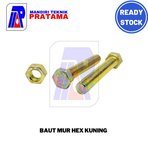 Jual Baut Mur Kuning BMK M8 X 70 HEX BOLT & NUT - Kota Surabaya - CV. MANDIRI TEKNIK PRATAMA ...