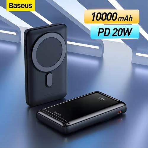 Jual Baseus Bracket Magnetic Wireless PowerBank Fast Charging Power ...