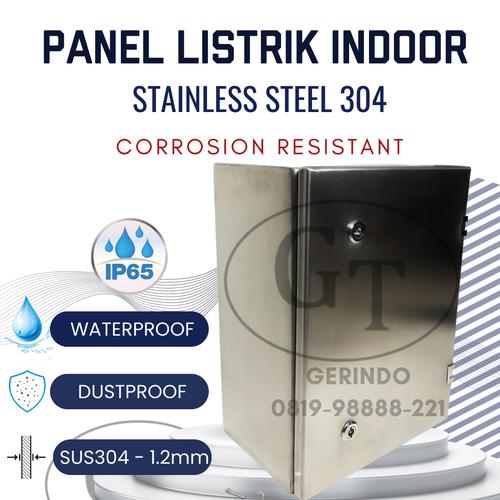Jual Box Panel Stainless Anti Korosi 1000x800x300mm SUS304 1.2mm DOFF ...