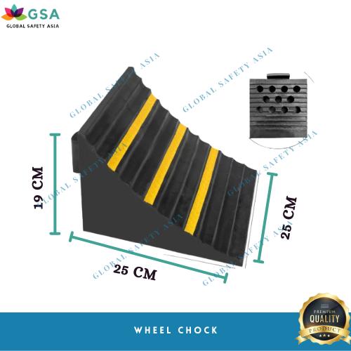 Promo Wheel Chock Besar Ganjalan Ban Mobil Truck / Container Anti Slip ...