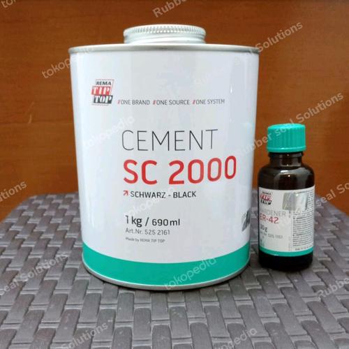 Jual Lem conveyor SC2000 (1kg) Black + Hardener Rema tip top - Jakarta ...