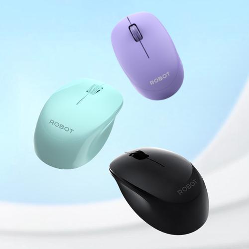 Jual ROBOT Mouse Wireless Silent Click Ergonomis garansi 1 tahun M210S ...