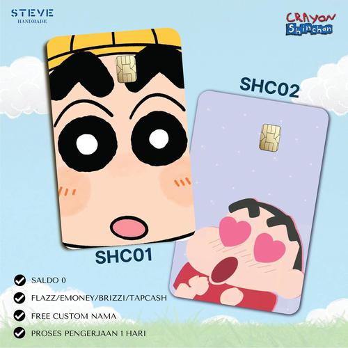 Promo Flazz Gen 2 Emoney Brizzi Tapcash Shinchan Custom Nama UV Print ...