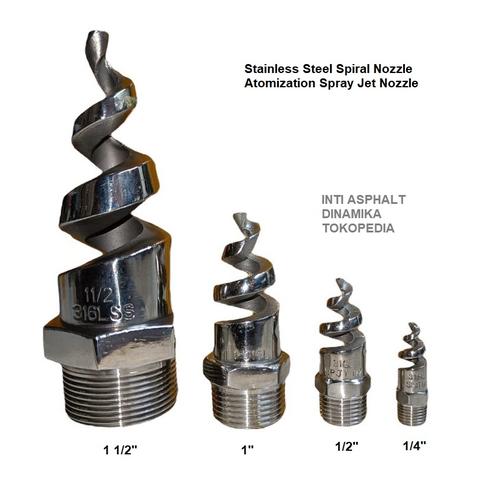 Jual Stainless Steel Spiral Nozzle Atomization Spray Jet Nozzle - 1/2 ...