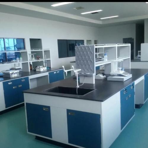 Jual meja laboratorium top table phenolic resin custom minimalis ...