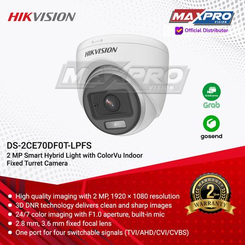Jual DS-2CE70DF0T-LPFS - HIKVISION HD 2MP SMART HYBRID LIGHT COLORVU AUDIO - Jakarta Barat ...