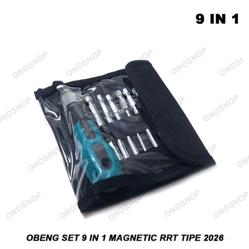 Jual Obeng Set 9 in 1 Magnetic RRT Tipe 2026 - Jakarta Barat - ONO SHOP | Tokopedia