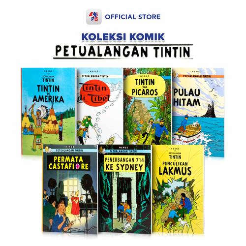 Jual Buku Komik Petualangan Tintin Seri / Pulau Hitam / Tintin & Picaros - DI TIBET - Kab ...