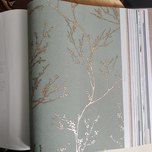 Jual Wallpaper Dinding Korea Ranting Ulir Metalik Roll 1m x 15m ...