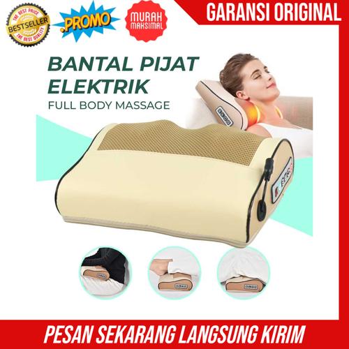 Promo Bantal Pijat Terapi Leher Punggung Elektrik Panas Massage Pillow ...