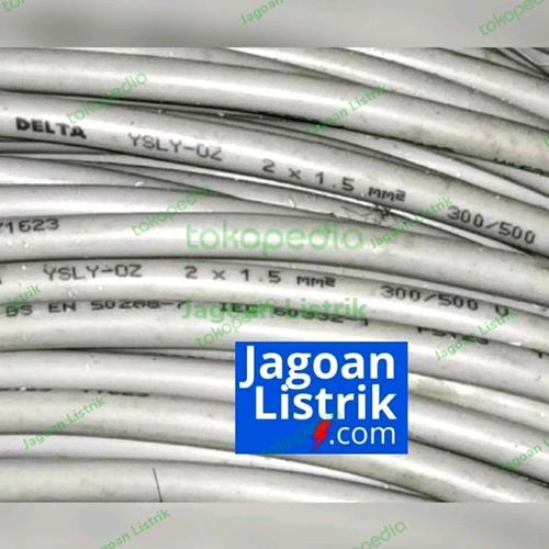 Jual Kabel YSLY 2x1.5 Delta Grey 2x1.5mm2 NYYHY Kabel Kontrol YSLY-OZ ...