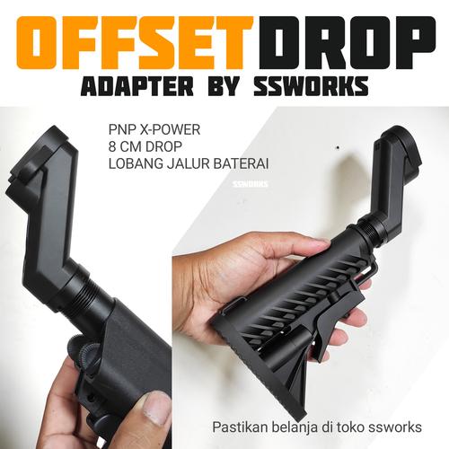 Jual drop stock dcobra m416, angle drop, offset drop - Kab. Malang - SSWORKS | Tokopedia