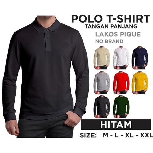 Jual Kaos Polo Shirt Polos Pria Baju Cowok Kaos Kerah Polo Lengan ...