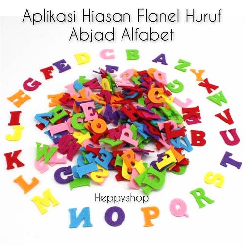Jual Aplikasi Hiasan Flanel Huruf Abjad Alfabet - Huruf C - Jakarta ...