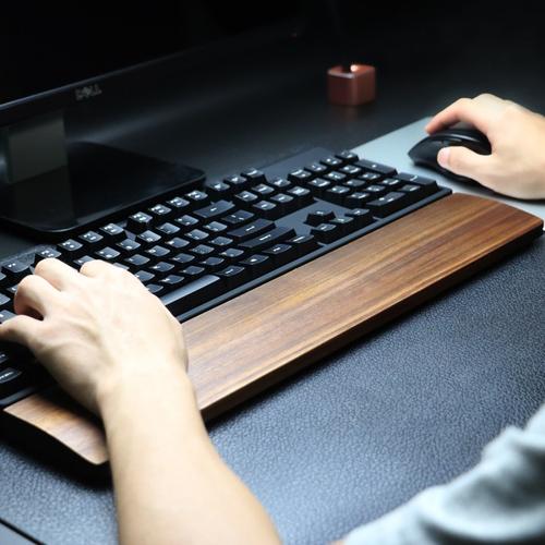 Jual Keyboard - Wrist Rest Keyboard Wooden Arm Palm Rest Sandaran Kayu ...
