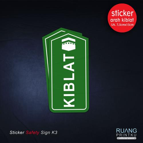 Jual Sticker Rambu Arah Kiblat - Jakarta Barat - Ruang Printku | Tokopedia