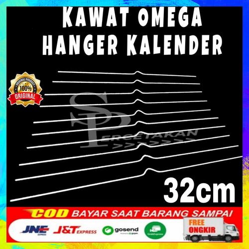 Jual Hanger kalender 32cm putih /Gantungan kalender dinding / Kawat ...