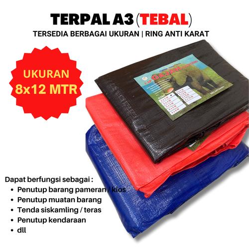 Promo TERPAL PLASTIK GAJAH LAMPUNG UK. JUMBO TERPAL SERBA GUNA - Biru ...