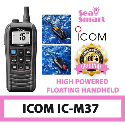 Jual HT ICOM IC M37/ VHF TWO WAY MARINE HT ICOM IC-M37 ORIGINAL - Jakarta Utara - SEA SMART ...