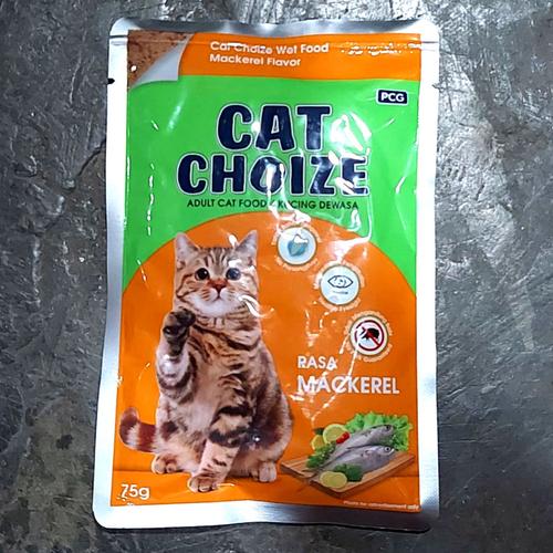 Jual MAKANAN BASAH CAT CHOIZE POUCH 1 BOX ISI 12 SACHET - BOX MACKEREL ...