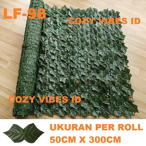 Jual pagar tanaman daun rambat ivy bunga plastik artificial dekorasi ...